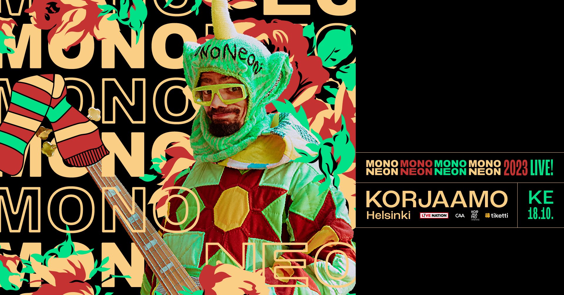 MonoNeon (USA) – Kulttuuritehdas Korjaamo