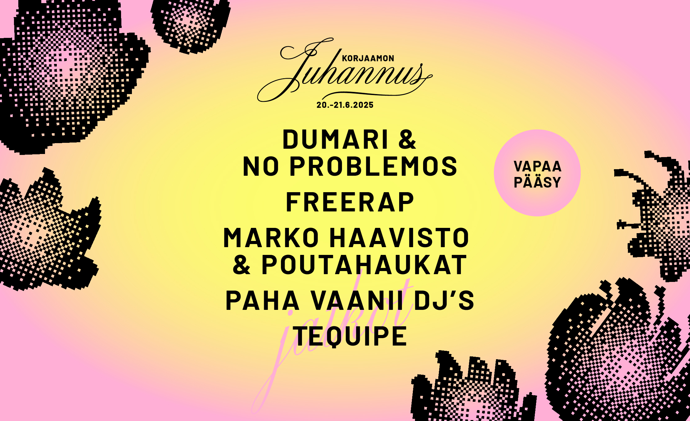 Korjaamon Juhannus: Dumari & No Problemos – Kulttuuritehdas Korjaamo